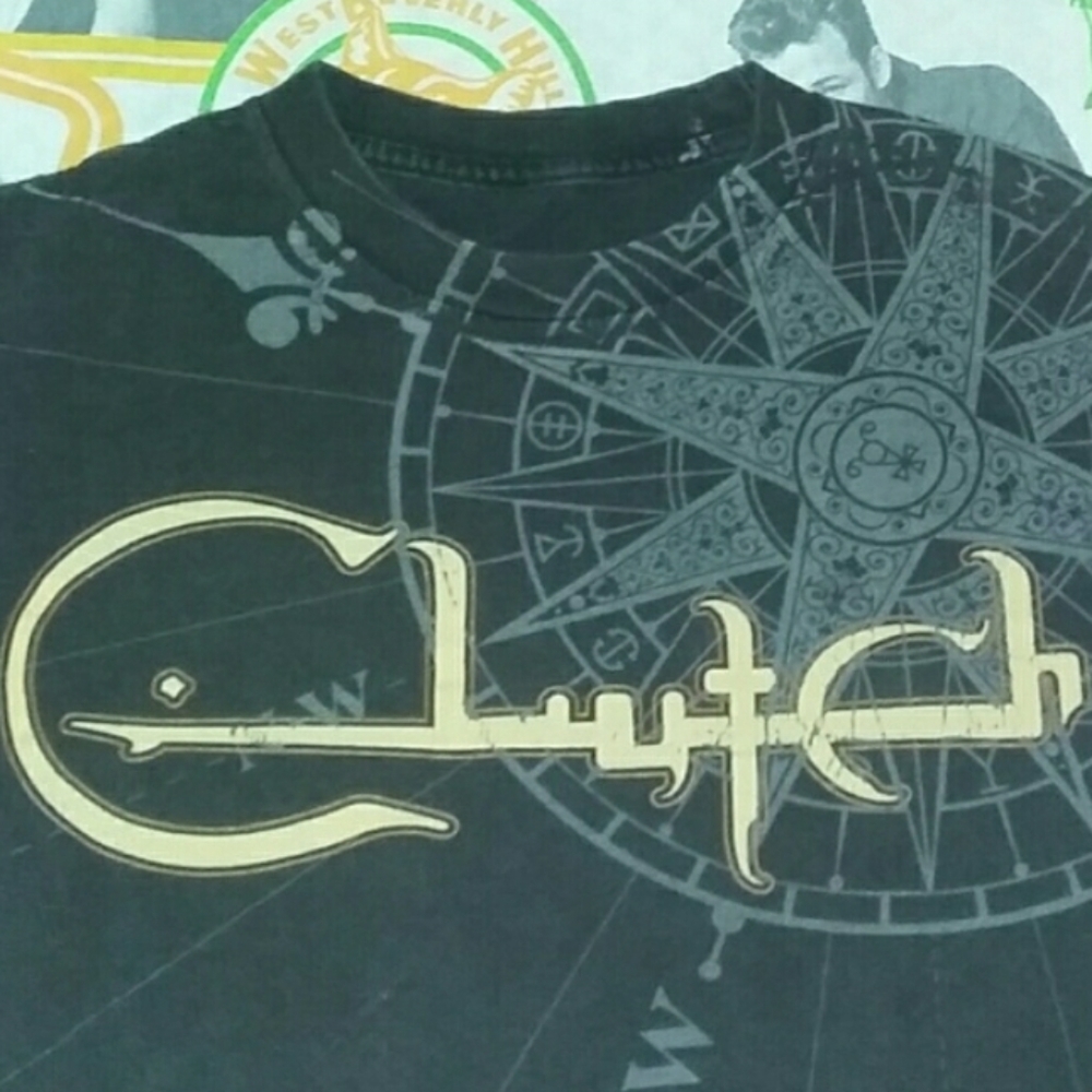 2004 Clutch Weathermaker Shirt Rock Metal - Gem